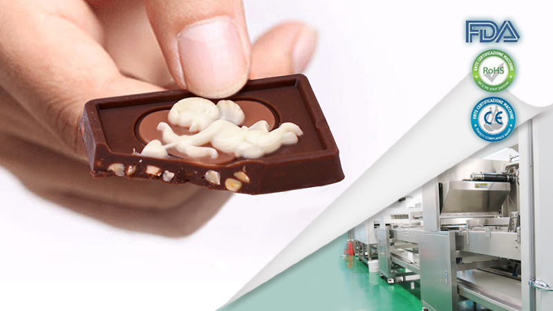 Chocolate Mixture/Decoration/One shot multi-function making line (MF-M5)